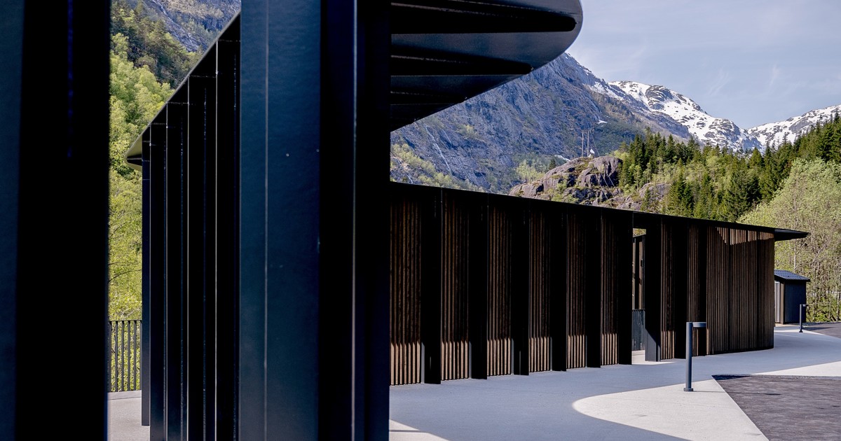 Flesefossen rasteplass - Arkitektur