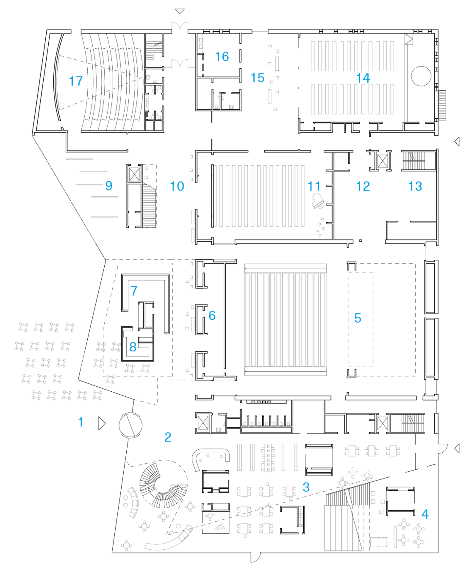Kimen Kulturhus - Arkitektur
