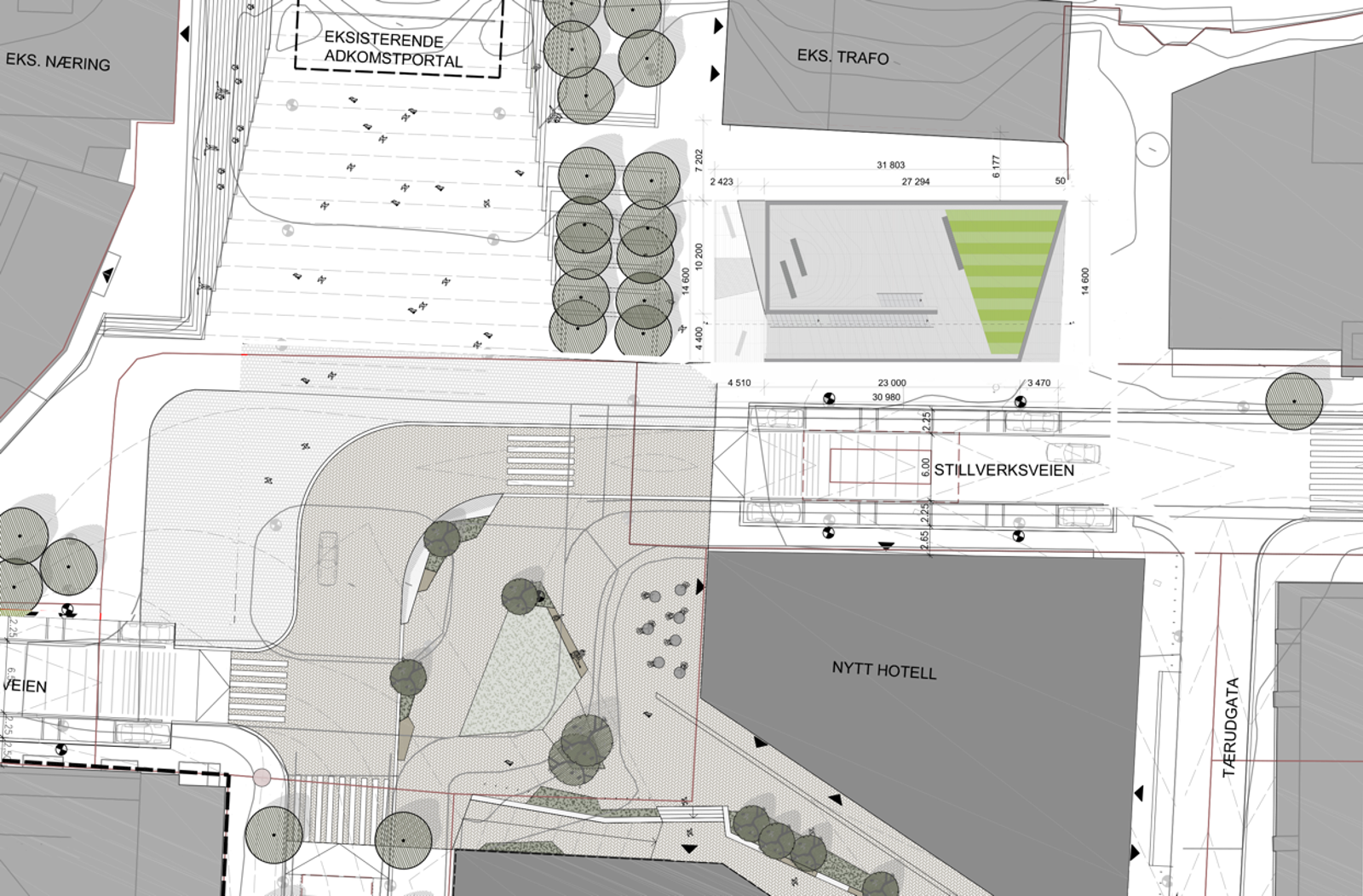 Sykkelhotell, Lillestrøm - Arkitektur