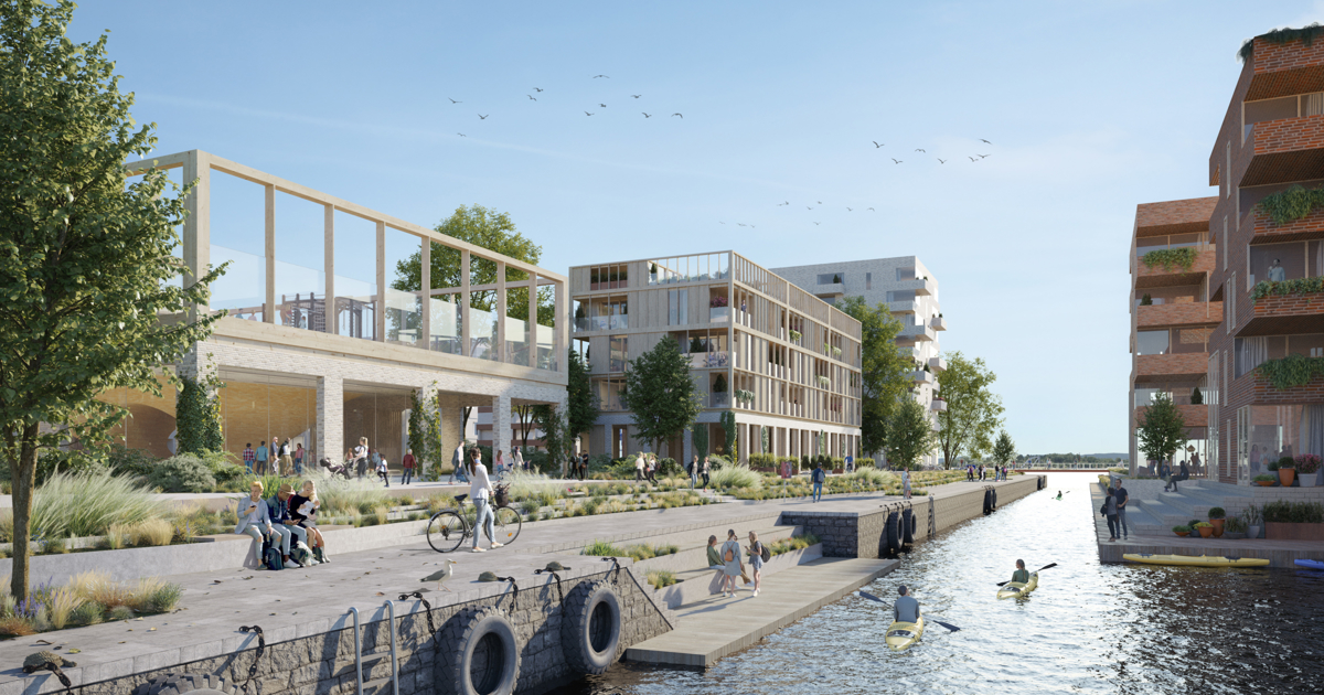 Østkantens egen havnepromenade - Arkitektur