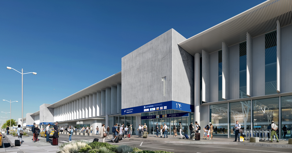 Haptic skal utvide flyplass i Athen - Arkitektur