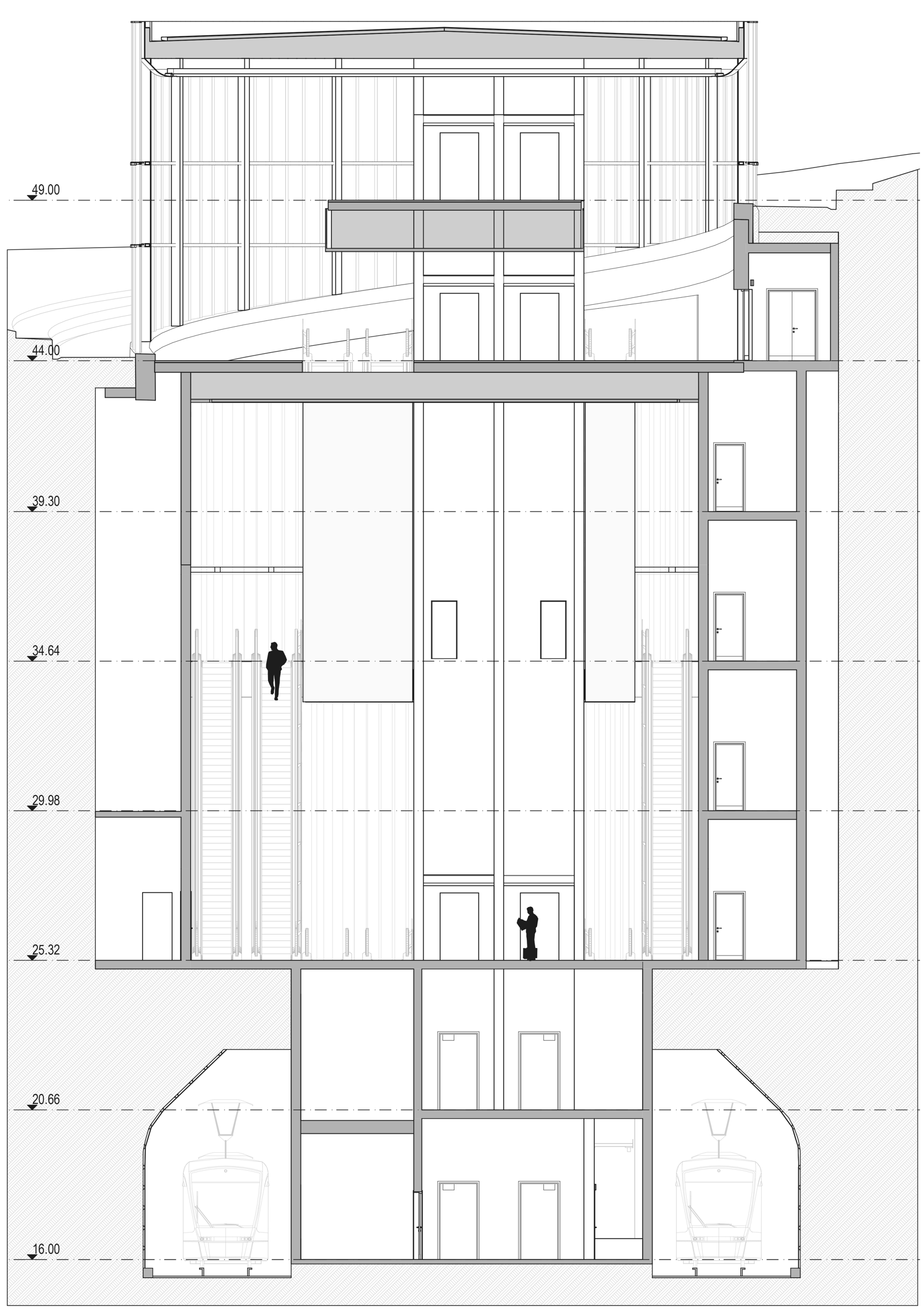 Haukeland Sjukehus Holdeplass - Arkitektur