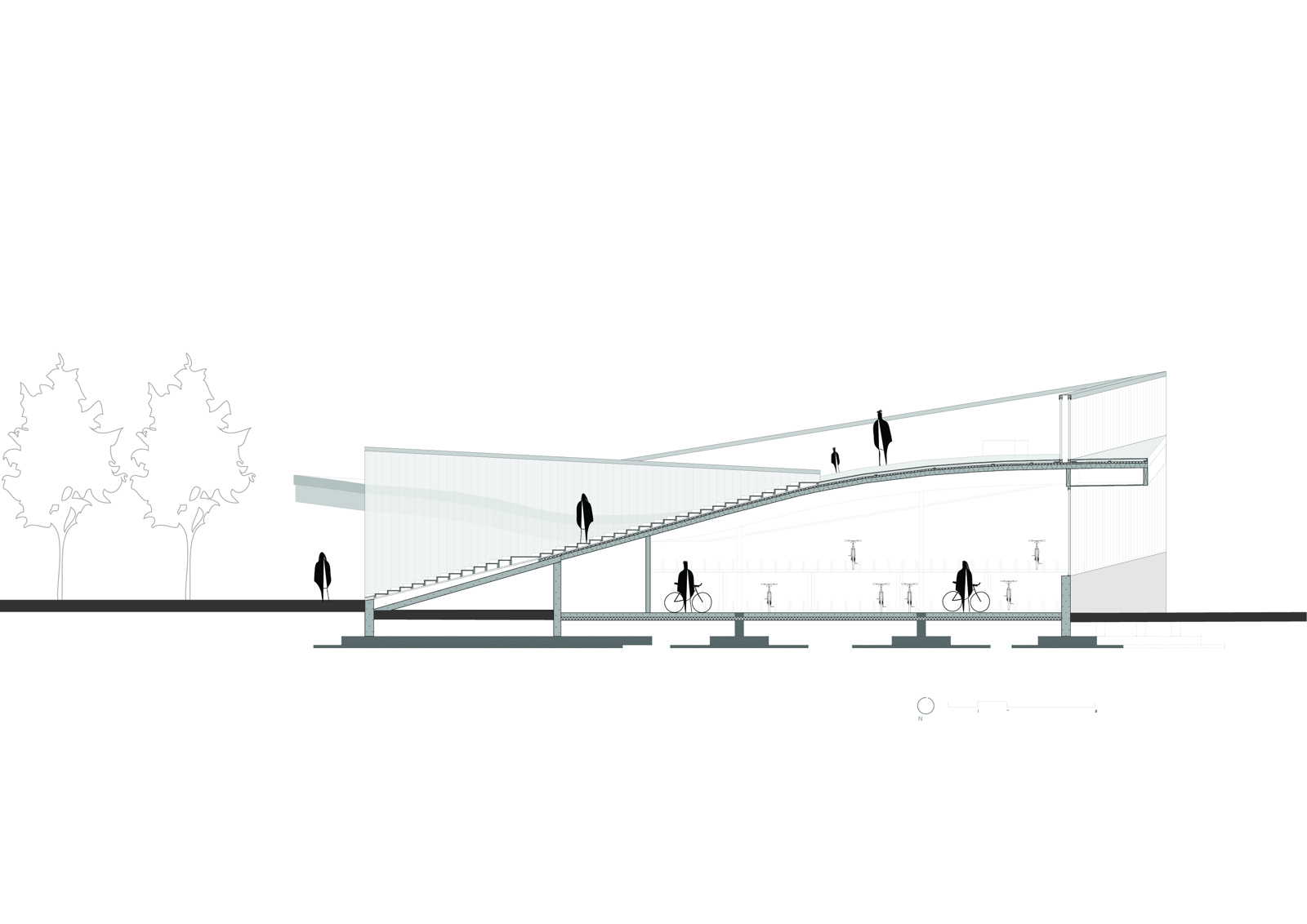 Sykkelhotell, Lillestrøm - Arkitektur