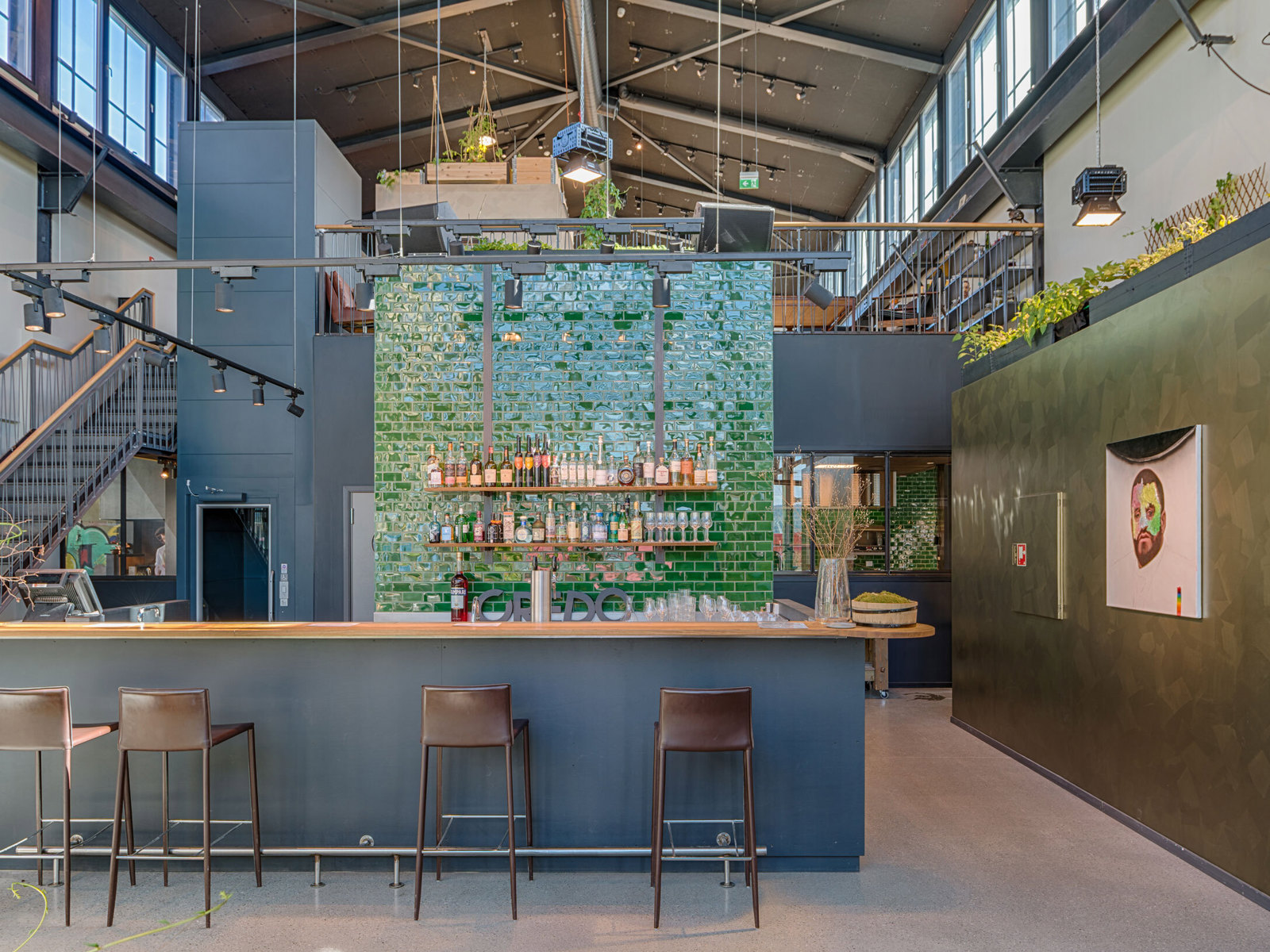 Credo Restaurant - Bergs maskinhall - Maskinparken - Arkitektur